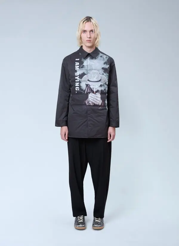 Yohji Yamamoto Printed Padded Shirt