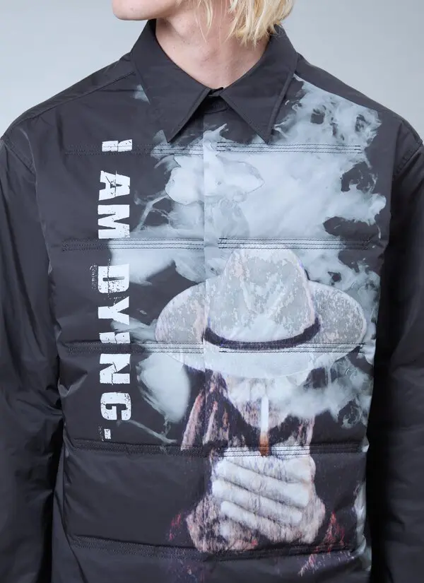 Yohji Yamamoto Printed Padded Shirt