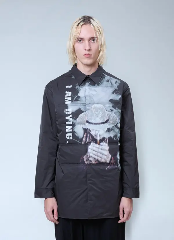 Yohji Yamamoto Printed Padded Shirt