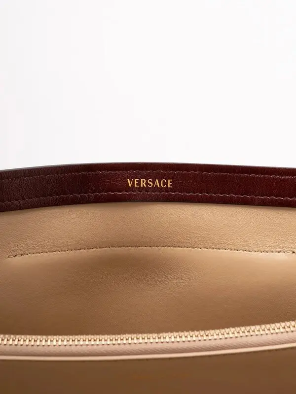 Versace Medium Suede Bag - Multicolor
