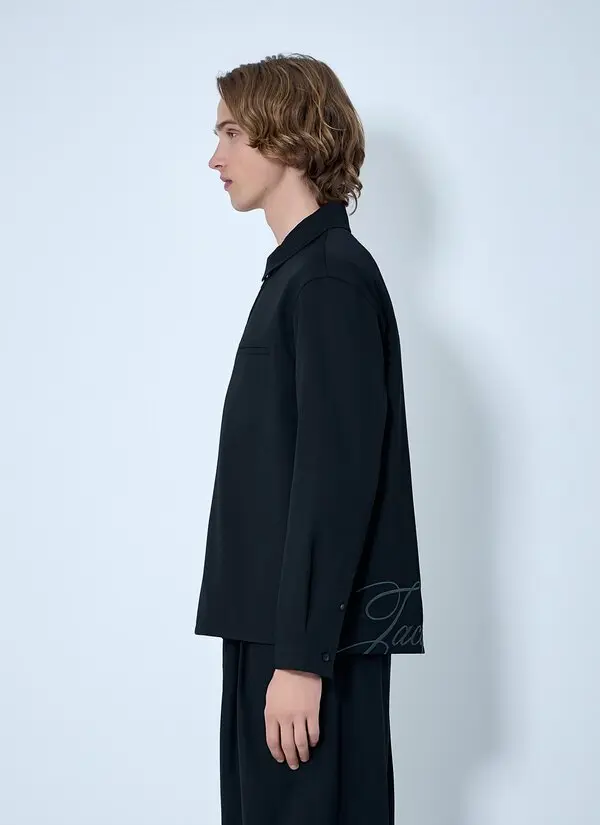 Jacquemus Zip-front Cotton Shirt