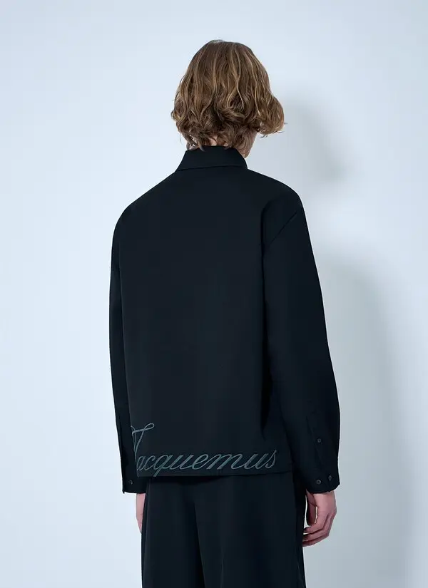 Jacquemus Zip-front Cotton Shirt