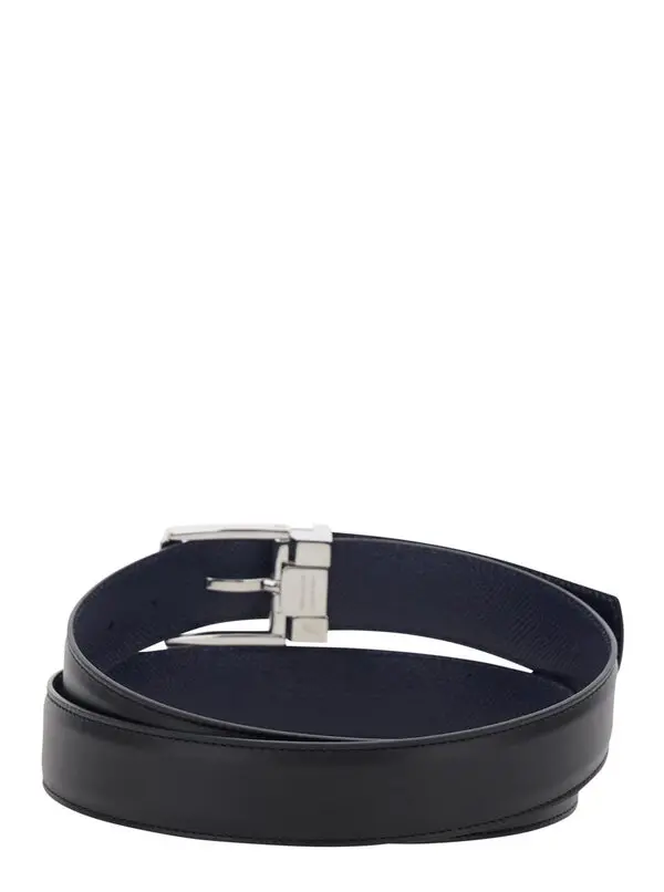 FERRAGAMO Belt 'double/adjustable' With Black Leather Buckle