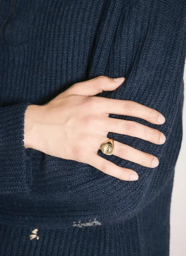 VIVIENNE WESTWOOD Seal Ring - Gold
