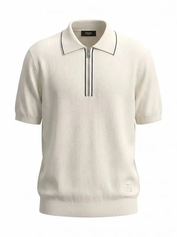 Fendi Polo Zip - Multicolor