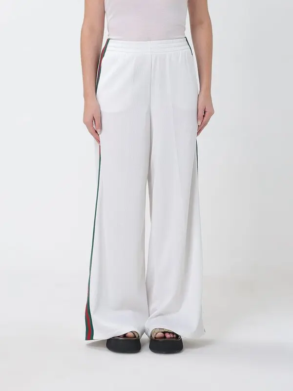 Gucci Cotton Jersey Trousers - White