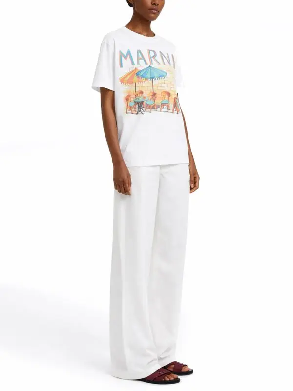 Marni Printed Cotton T-shirt