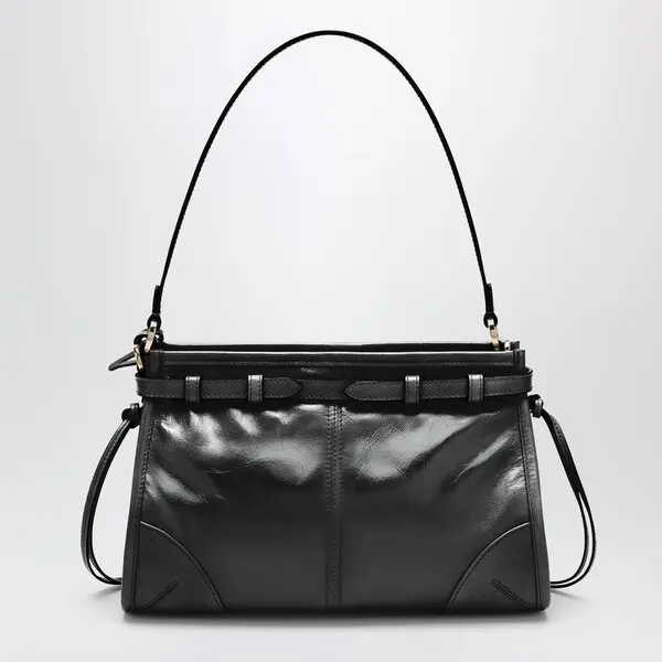 Prada Small Bonnie Top-handle Bag In Calf Leather - Black