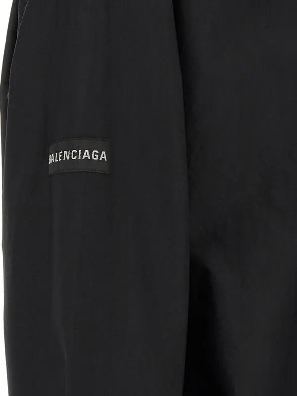 Balenciaga Logo Patch Shirt - Black