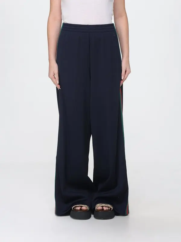 Gucci Cotton Jersey Jogging Trousers - Blue