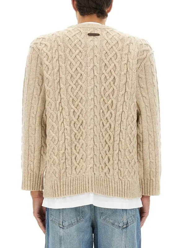 Moschino Pullover With T-shirt - Cream