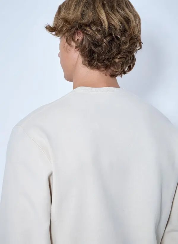 Saint Laurent Nouvelle Crewneck Pullover - Cream