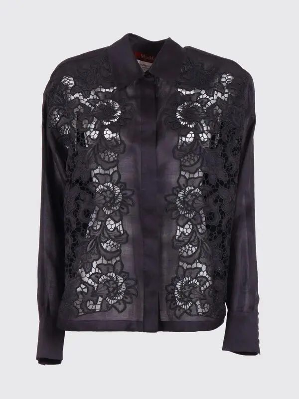 Max Mara Macrame Shirt - Black