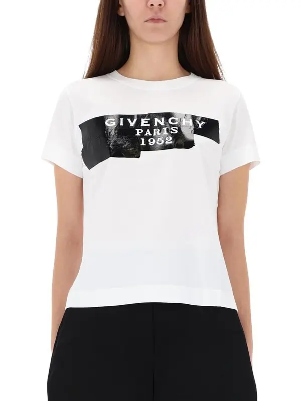 Givenchy Cotton Graphic Print T-shirt - White