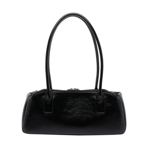 COURREGES Strip Naplack Shoulder Bag