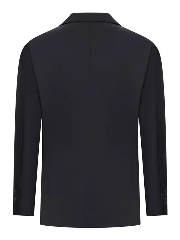 Tagliatore Bruce Tailored Wool Suit With Vest - Black