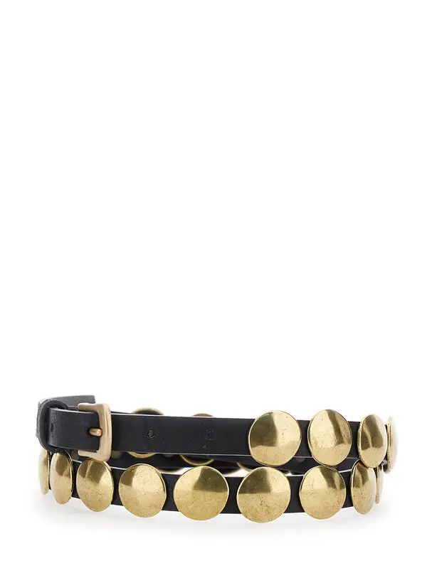 GOLDEN GOOSE Trinidad Leather Belt - Multicolor