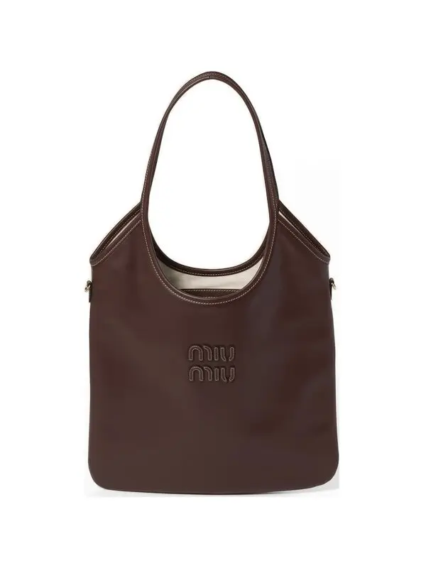 Miu Miu Ivy Leather Shoulder Bag - Multicolor