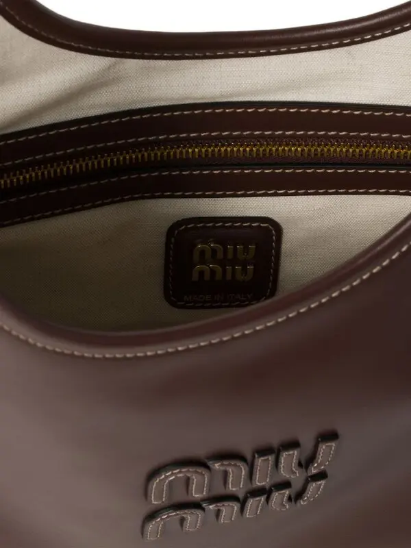 Miu Miu Ivy Leather Shoulder Bag