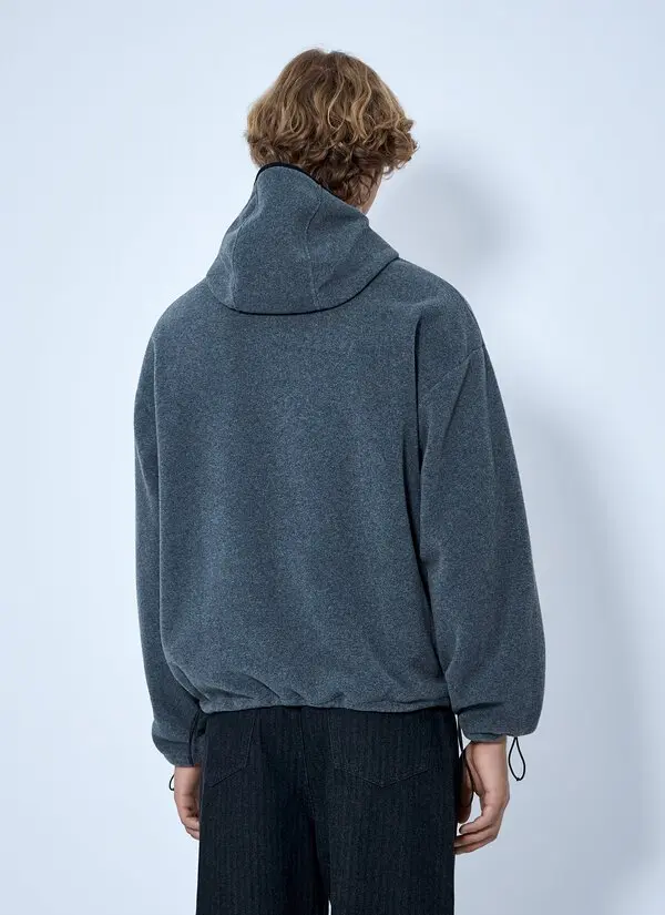 Miu Miu Hooded Zip Sweatshirt