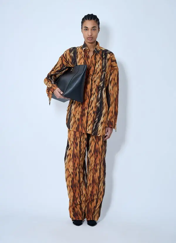 Balenciaga Ai Croc Silk Pants