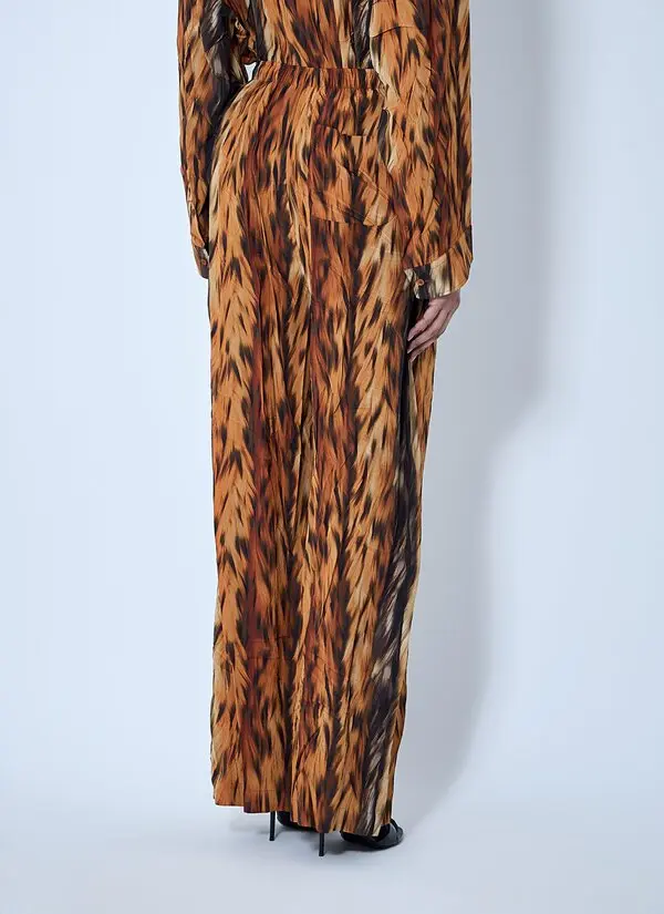 Balenciaga Ai Croc Silk Pants