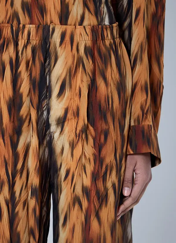 Balenciaga Ai Croc Silk Pants