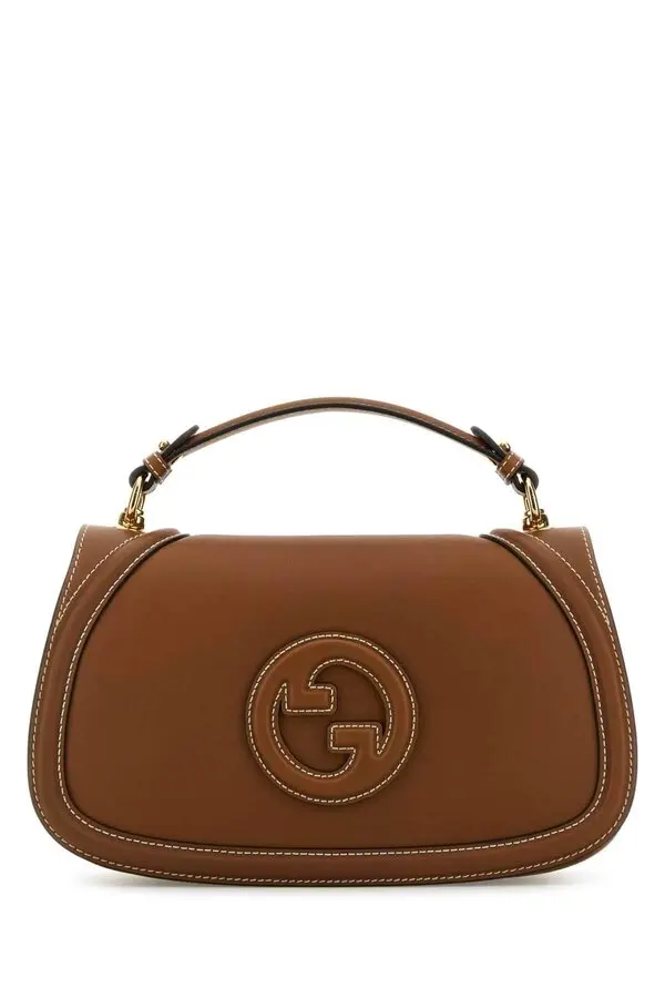 Gucci Caramel Leather Blondie Handbag - Brown