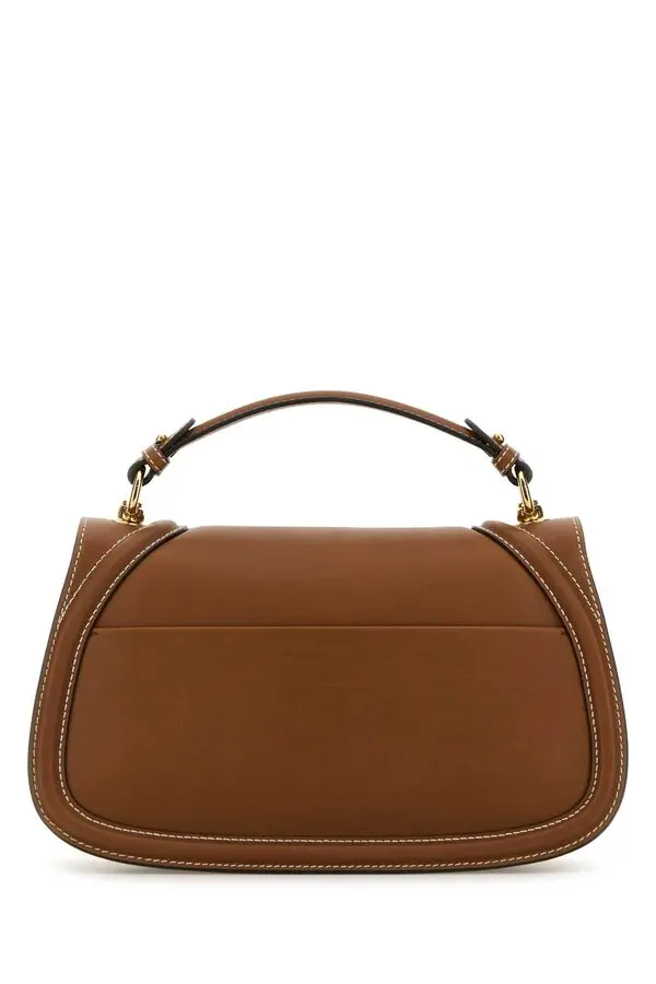Gucci Leather Blondie Handbag - Brown