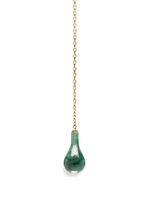 TOTEME Jade Drop Necklace