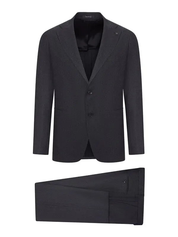 Tagliatore Tailored Wool Suit With Single-breasted Jacket