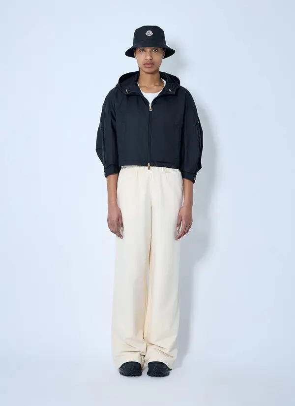 Moncler Cotton Track Pants - Cream