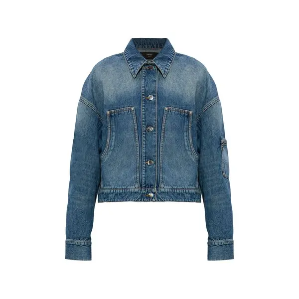 Amiri Jackets Denim Jackets - Blue
