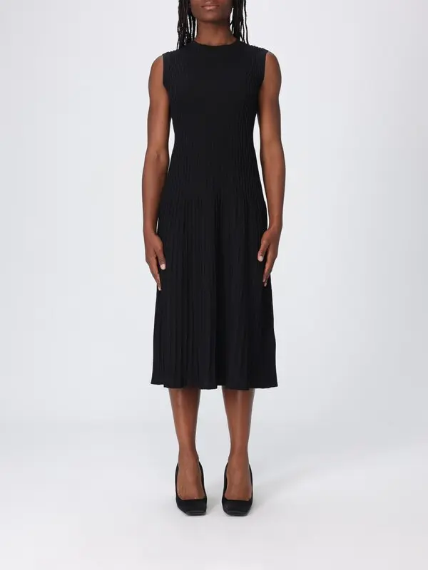 Max Mara Egizio Midi Knit Dress - Black