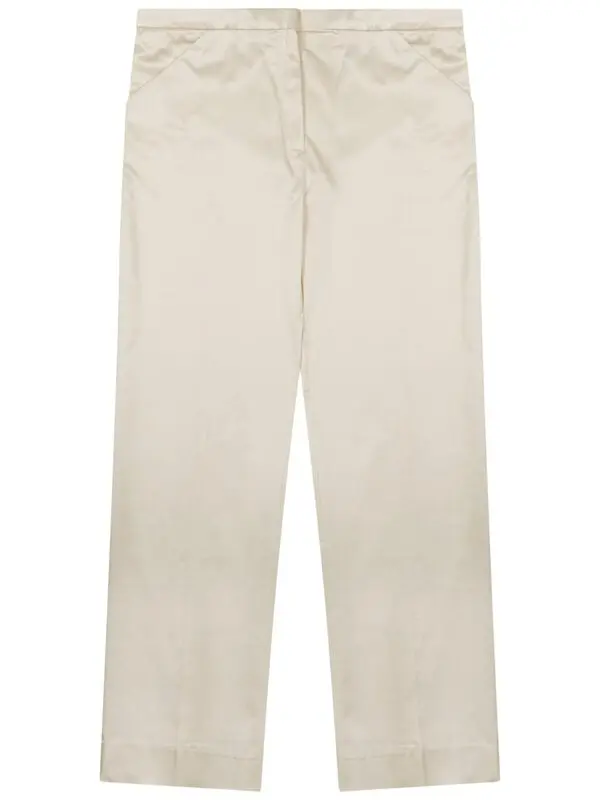 TOTEME Cropped Straight Pants - Multicolor
