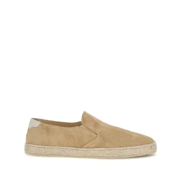 Brunello Cucinelli Suede Espadrilles - Cream