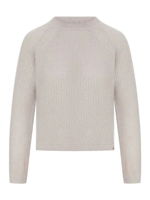 Herno Ribbed Sweater In Wool And Mohair Blend - Multicolor