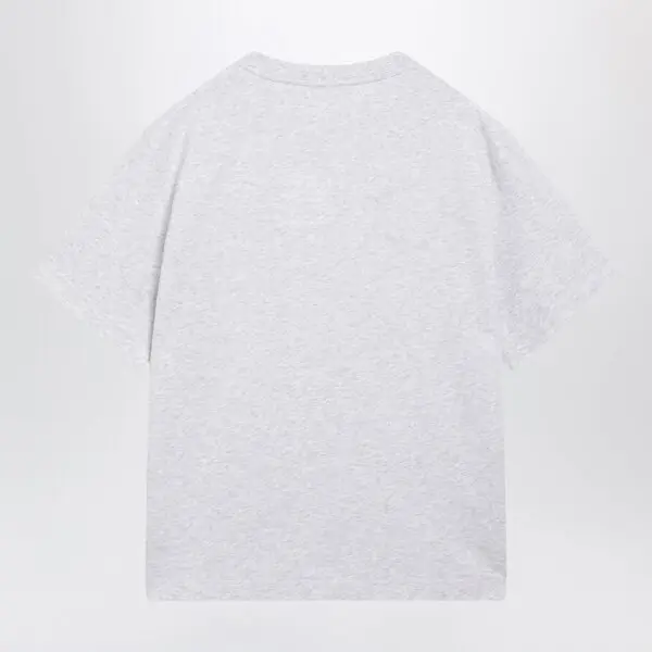 Jacquemus Grey T-shirt With Grosgrain Logo