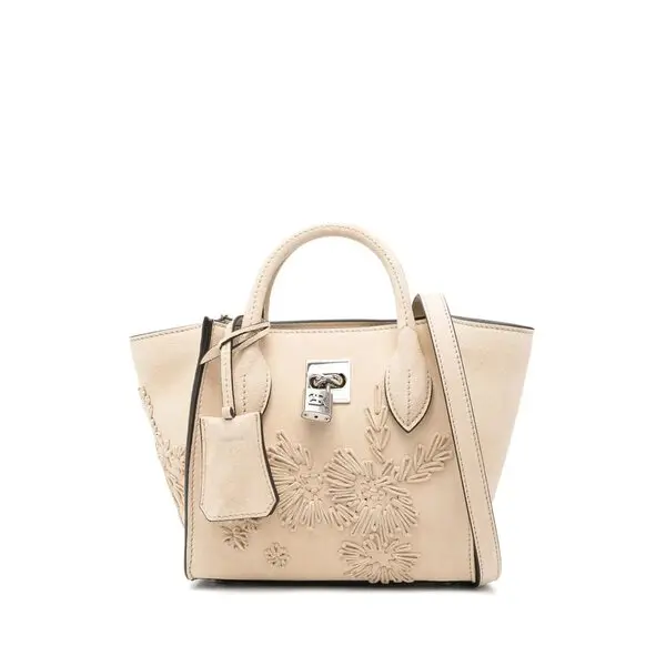 ERMANO SCERVINO Ermanno Scervino Suede Mini Tote Bag