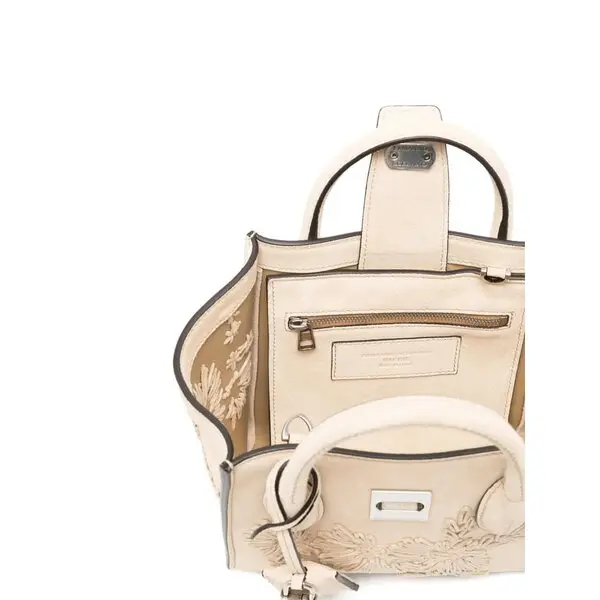 ERMANO SCERVINO Ermanno Scervino Suede Mini Tote Bag