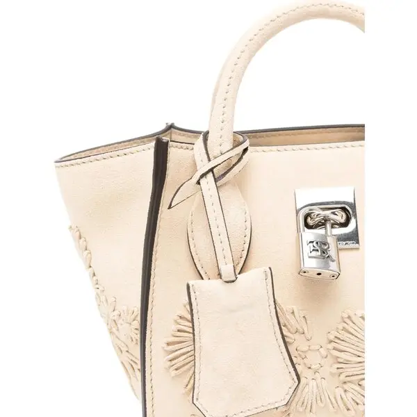 ERMANO SCERVINO Ermanno Scervino Suede Mini Tote Bag