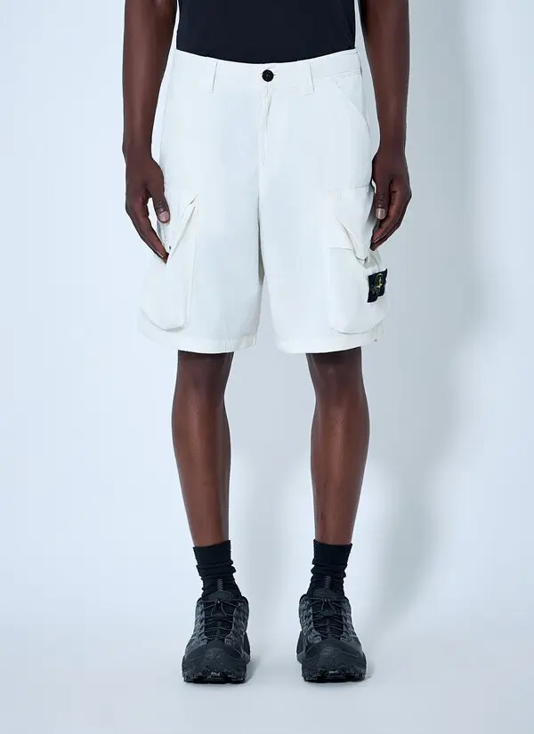 Stone Island Cargo Shorts With Flap Pockets