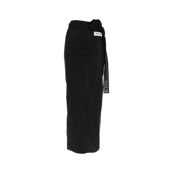 Dolce & Gabbana Jersey Stretch Maxi Skirt - Black