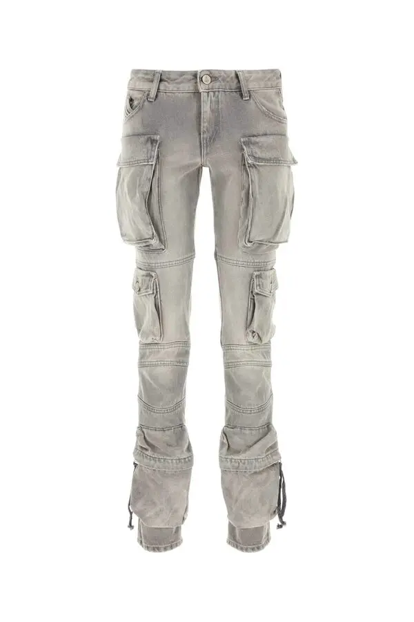 Attico Denim Jeans - Gray