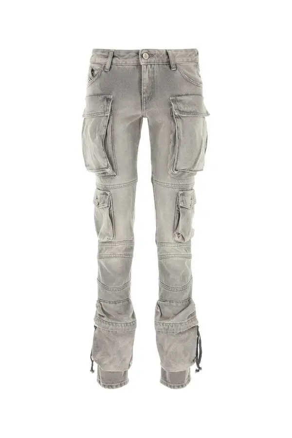 Attico Denim Jeans - Gray
