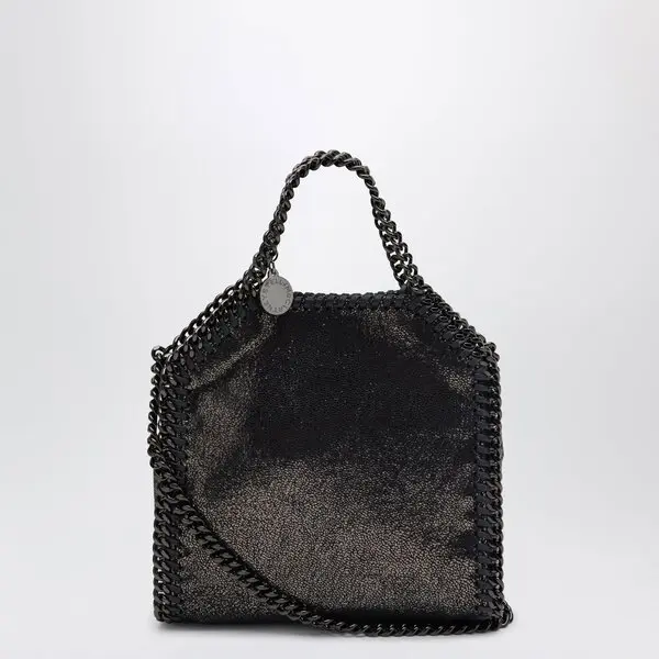Stella McCartney Dark Navy Micro Falabella Tote Bag - Blue