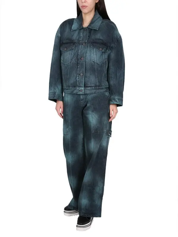 Stella McCartney Workwear Denim Trousers - Green