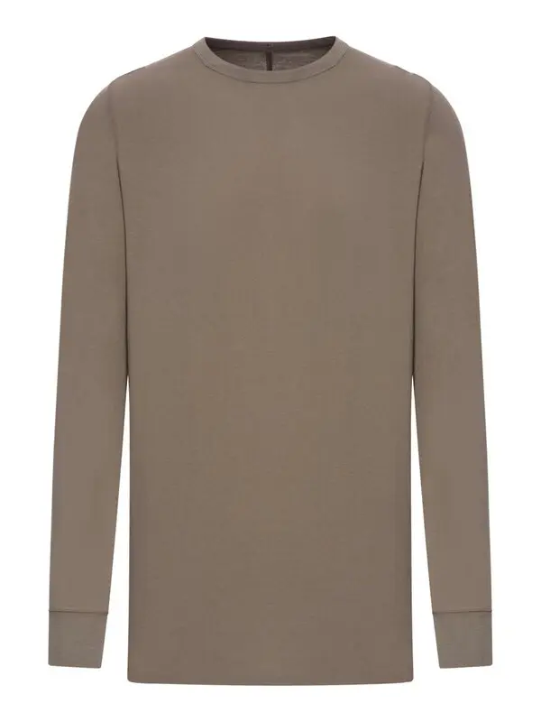 Rick Owens Long-sleeved Cotton Jersey T-shirt - Multicolor