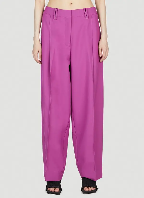 GANNI Suiting Pants - Purple