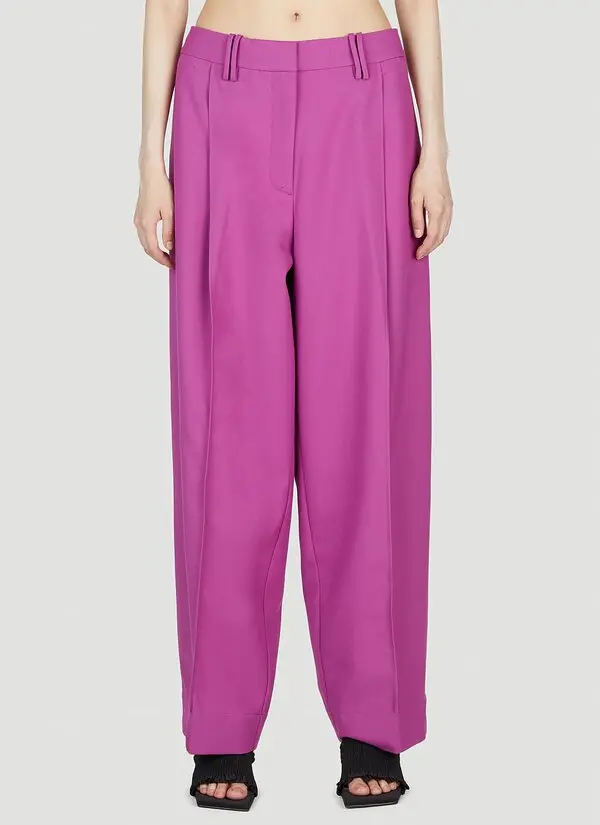 GANNI Suiting Pants - Purple
